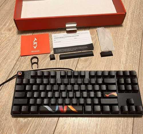 Red square keyrox tkl fireworks(black)