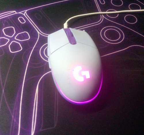 Игровая мышка Logitech g102 фиолетовая