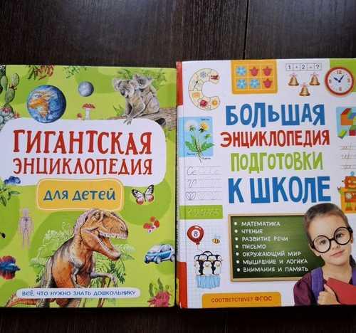 Книги для подготовки к школе 2 шт