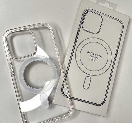 Чехол на iPhone 14 Pro Clear Case Magsafe