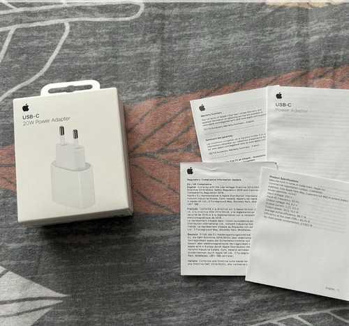 Usb power adapter apple 20w пустая коробка