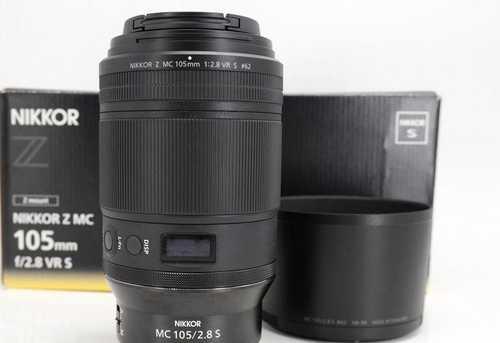 Nikon Z 105mm f/2.8 VR отл. сост., обмен, гарантия