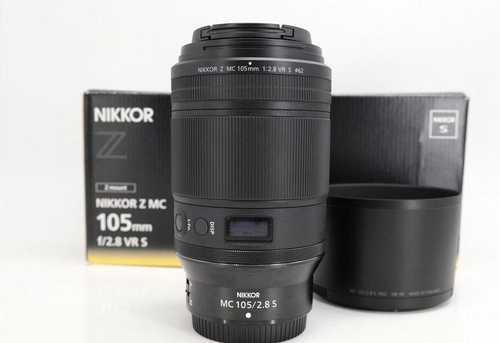 Nikon Z 105mm f/2.8 VR отл. сост., обмен, гарантия