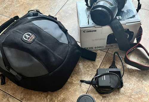 Фотоаппарат Canon 600d и объектив Tamron AF 1750mm