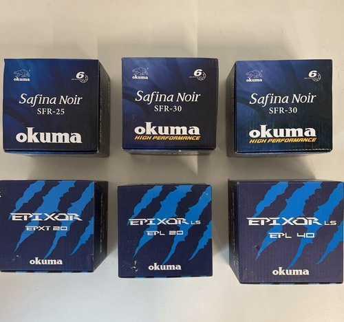 Катушка Okuma в ассортименте Safina noir, Epixor