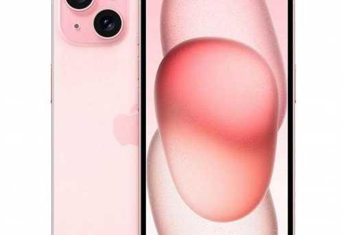 Смартфон Apple iPhone 15 256Gb 2SIM розовый