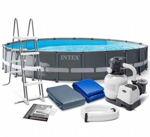 Бассейн каркасный Intex Ultra Frame 610х122 см