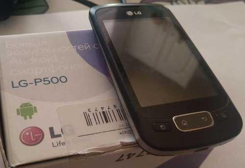 LG Optimus One P500, 512 МБ