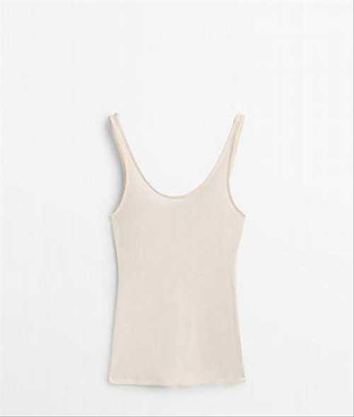 Новая майка в рубчик Massimo Dutti,XS