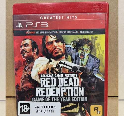 Red dead redemption game of the year edition ps3