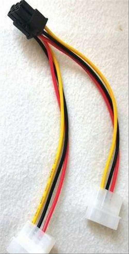 Переходник Fine Power 5-pin Male - Molex x2 Female