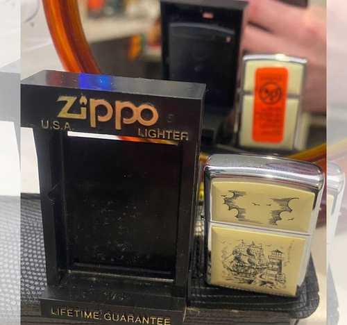 Зажигалка zippo оригинальная. новая с биркой