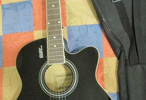 Акустическая гитара Elitaro E 4010C BL с чехлом