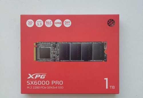 1000 гб SSD M.2 Накопитель Adata XPG SX6000 Pro