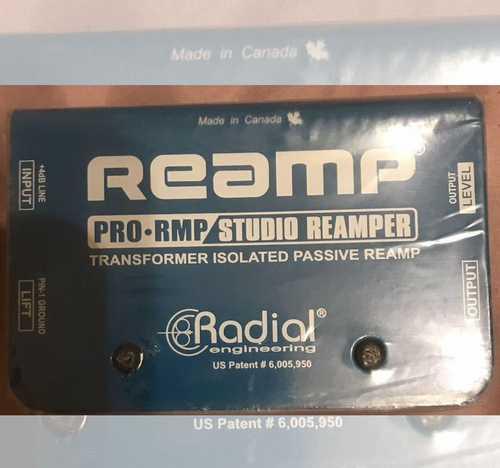 Reamp pro rmx studio reamper