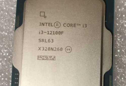 Процессор intel core i3 12100f