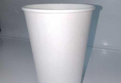 Бумажный стаканчик, двухслойный, белый 500мл, D90