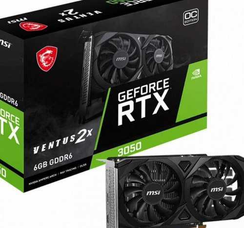 Видеокарта MSI RTX 3050 ventus 2X E 6G OC 665743