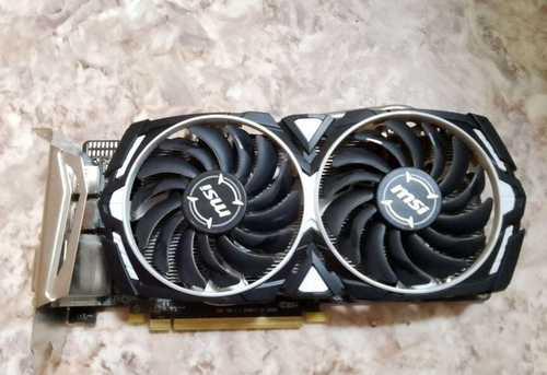 Видеокарта MSI armor RX 570 4GB