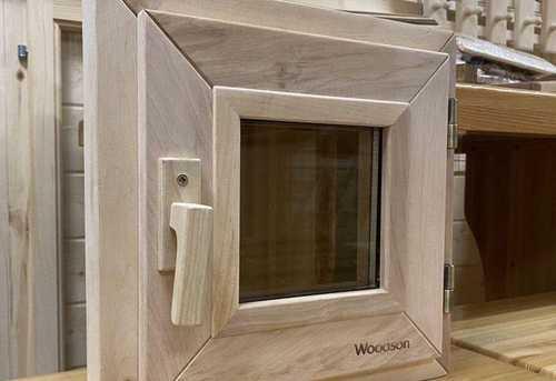 Окно для бани из Ольхи Woodson банное