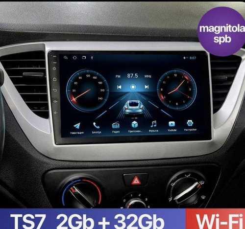 Магнитола TS7 2 32GB I Hyundai Solaris 2017-2019