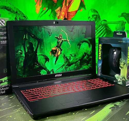 Игровой ноутбук MSI GL62 / GTX 1050 / i7