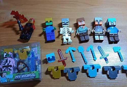 Lego майнкрафт и нинзяго
