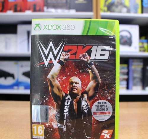 WWE 2K16 (Xbox 360, англ, бу)