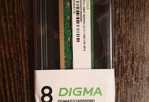Оперативная память DDR3 8GB, на гарантии