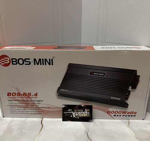 Новый усилитель BOS mini BOS-65.4 6000W