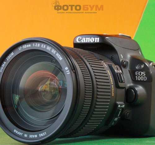 Canon 100D body + Sigma 17-50mm f2.8 HSM DC OS