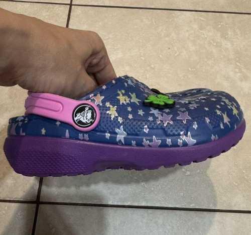 Crocs c10 сабо утепленные