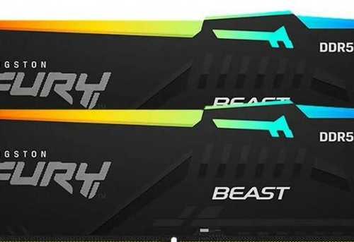 Kingston fury beast RGB 2x8 гб ddr5 5600 (16GB)