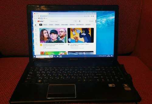 Офисный Lenovo g570, 8gb, i3, ssd 128gb