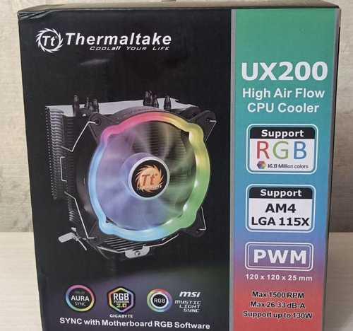 Кулер для процессора thermaltake UX200. Новый