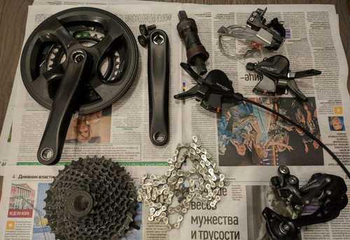 Трансмиссия групсет Shimano Altus Acera 2*9