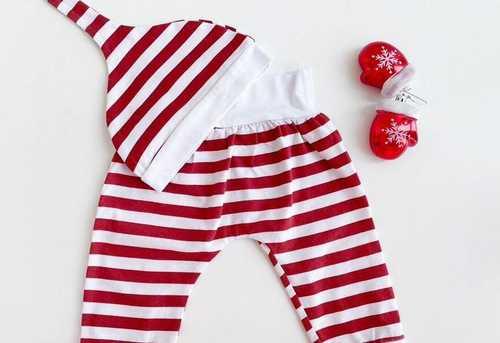 Комплект пижама новогодний для новорожденного