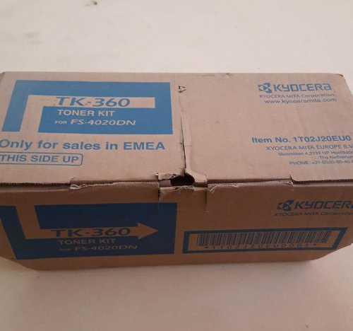 Картридж ТК-360 дляпринтера Kyocera FS-4020DN