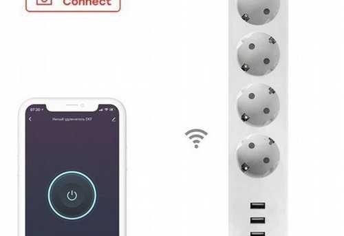 Умный удлинитель EKF Connect Wi-Fi c USB