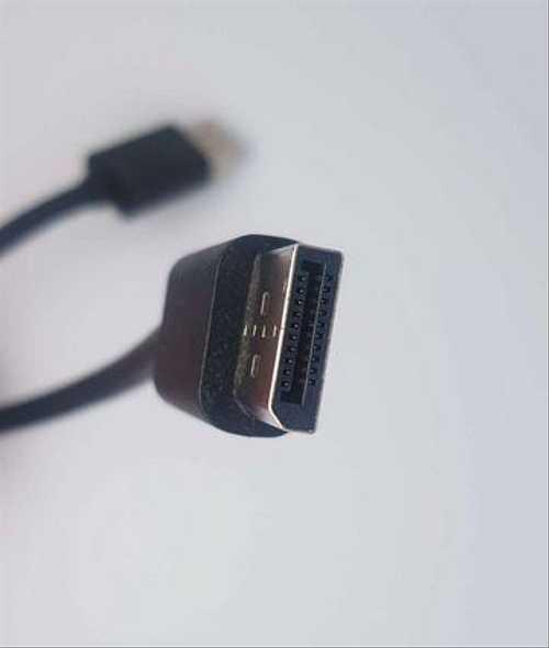 Кабель displayport-displayport 1.8 м