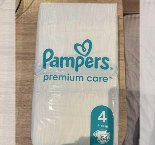 Подгузники pampers premium care 4