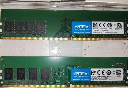 Crucial DDR4-2133 8GB (2x4GB)