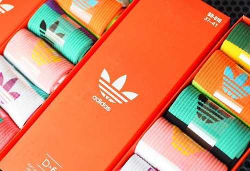 Носки Adidas в коробке 6шт/Турция lux 37-41