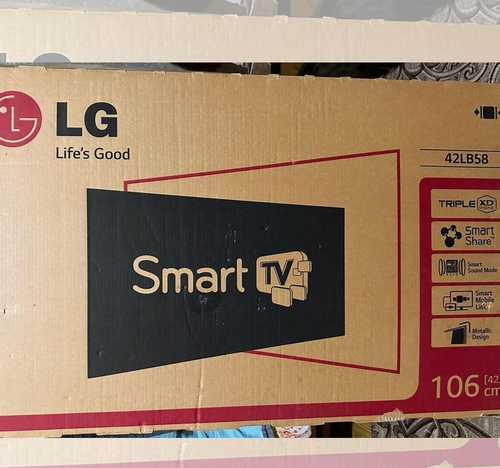 Телевизор LG 42LB580V б/у