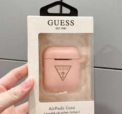 Чехол Guess на airpods, airpods 2