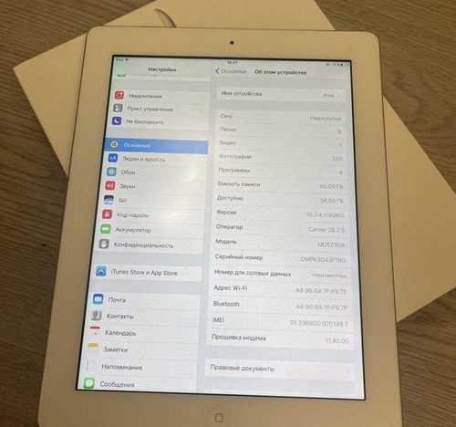 iPad 4 64gb wi fi cellular