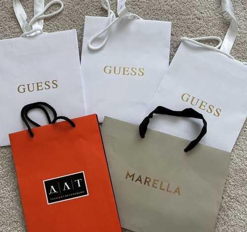 Пакеты брендовые Длт,guess,marella одним лотом