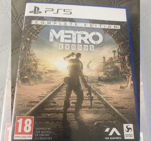 Metro exodus ps5 диск новый