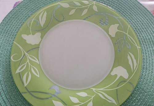 Зеленые тарелки люминарк