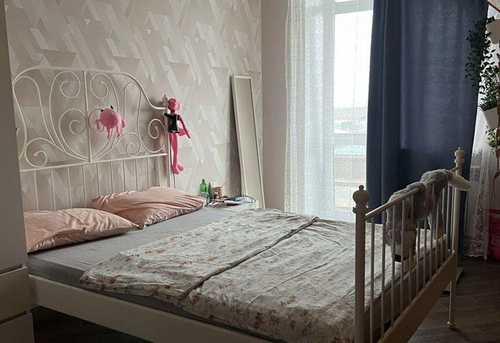Кровать IKEA leirvik 140*200